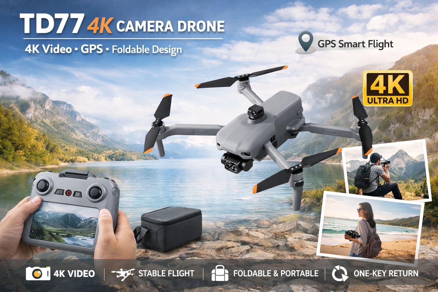 What Should a Good Drone with Camera Have in 2026? Meet the TD77 – TD ...